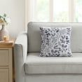 Mainstays 18" x 18" Blue Airy Fern Reversible Chenille Decorative ...