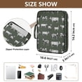 ALAZA Vintage Cows Pattern Expanding Accordion File Folder 3 Ring ...
