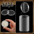 100pcs Coin Holder 40mm Silver Dollar Coin Case Container Coin Storage ...