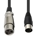 5P to 3Pin Adapter Cable Large DIN 5Pin Male To 3Pin Male/Female ...