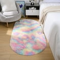 Lochas Kids Large Fur Bed Rug, Soft Modern Shaggy Area for Bedroom ...