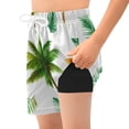 BZSMCE Swim Shorts Palm Trees Palm Leaves Pattern For Quick-Dry Shorts ...