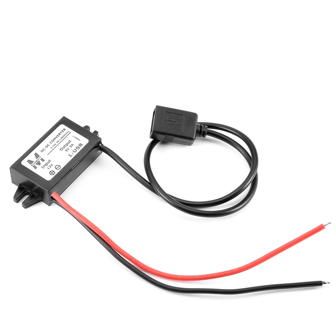 Uxcell DC 12V to 5V 3A 15W Transformer Power Converter Regulator ...