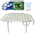 Techtongda Hydroponic Indoor Vegetable Planter System, 54 Holes, Food ...