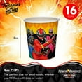 Power Rangers Cups 16 Count - Power Rangers Party Supplies - Walmart.com
