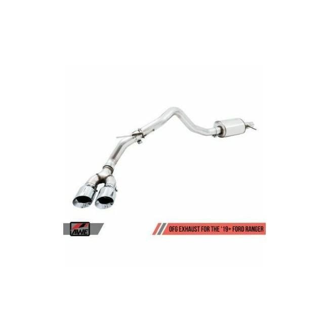 AWE Tuning 301523064 0FG Exhaust System with BashGuard for Ford Ranger ...
