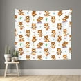 Balery Tigers go in for Sports Pattern Tapestry 60x51 Inches - Large ...