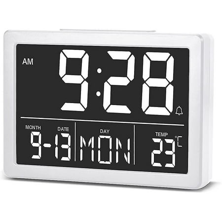 Digital Alarm Clock, 5.5 "larger Display, Led Digital Clock With Usb ...