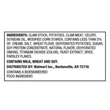 Great Value Clam Chowder Soup 18.8 oz Can with Clam Meat Potatoes ...