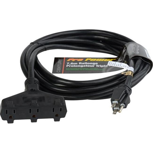 Milspec Industries MILSPE-D15623100 Pro Power Tri-Tap Cordset 12-3 AC ...