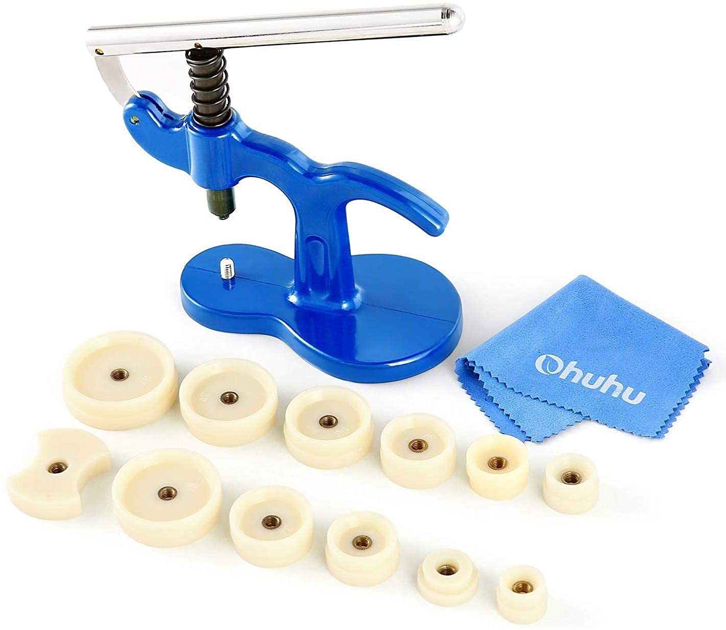 Ohuhu Watch Press Set,13 Piece Watch Case Closer with 12 Dies, Watch ...