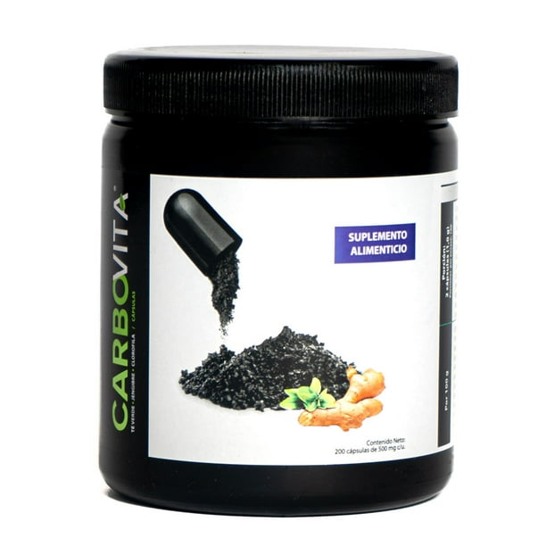 Carbovita 200 Cápsulas Suplemento Alimenticio Carbovita Carbovita ...