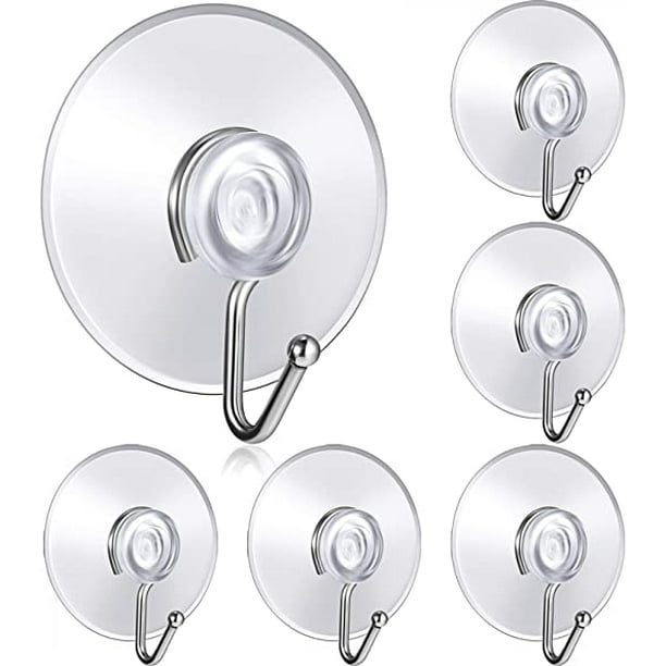 Jinsinto Clear Plastic Suction Cup Kitchen Bathroom Wall Suction Cup ...