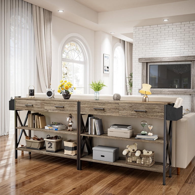Roomfitters Modern Light Wood Console Table With Drawer,, 43% OFF