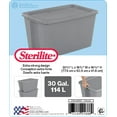 Sterilite Extra Large Storage Bin, 30 Gallon Plastic Storage Container ...