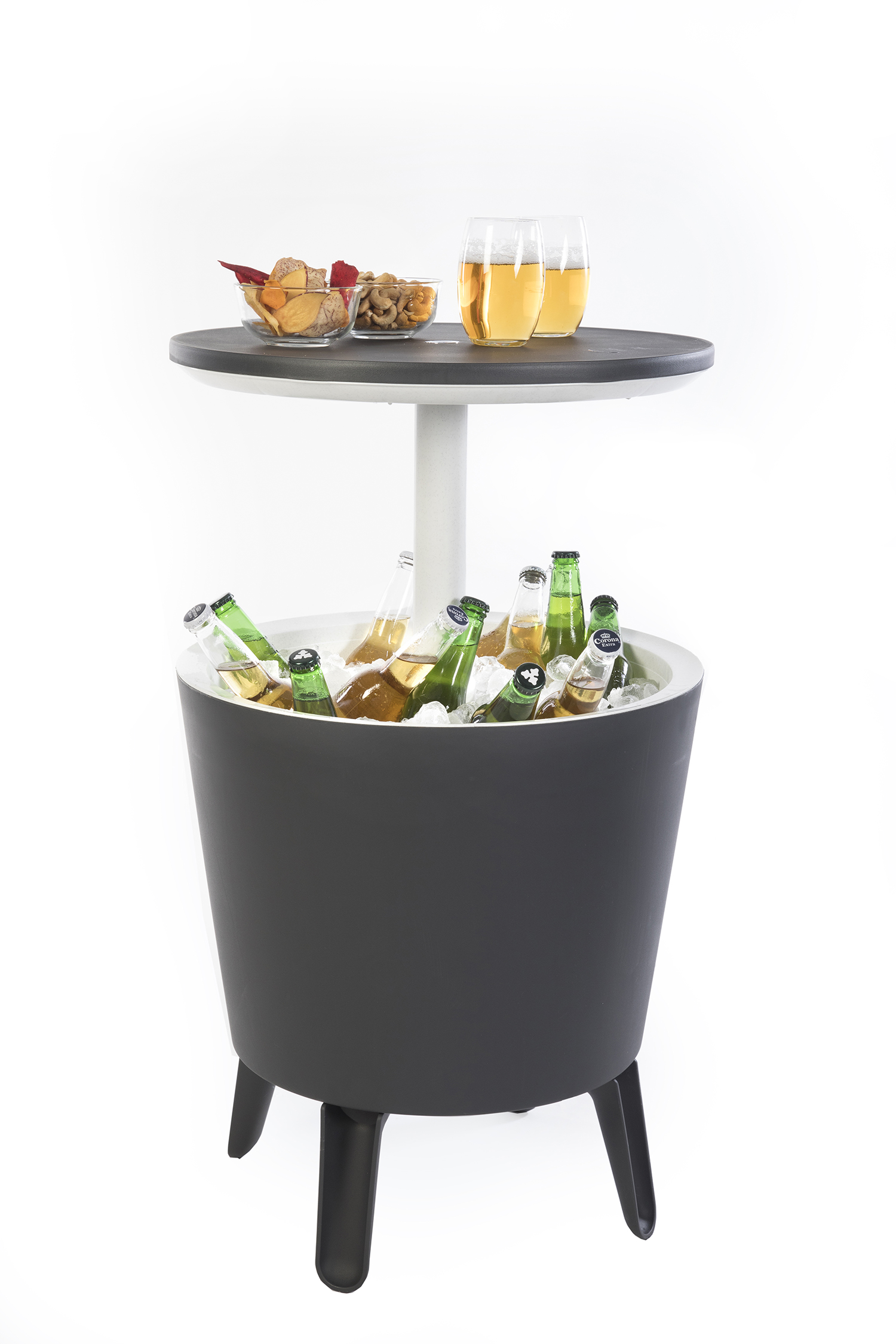 Keter Modern Cool Bar And Side Table Outdoor Patio Furniture With 7 5 Keter Modern Cool Bar And Side Table Outdoor Patio Furniture With 7 5