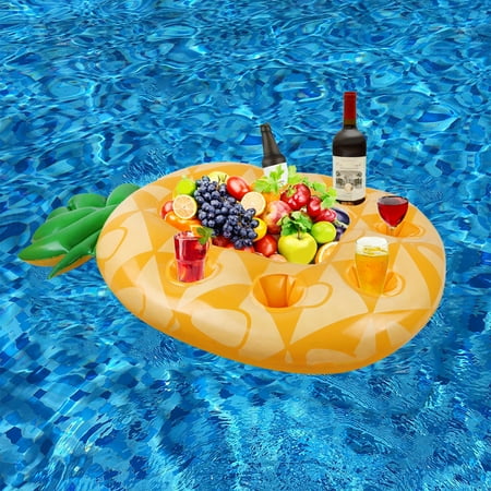 Pool Inflatable Cup Holder Inflatable Beverage Holder with 7 Holes ...