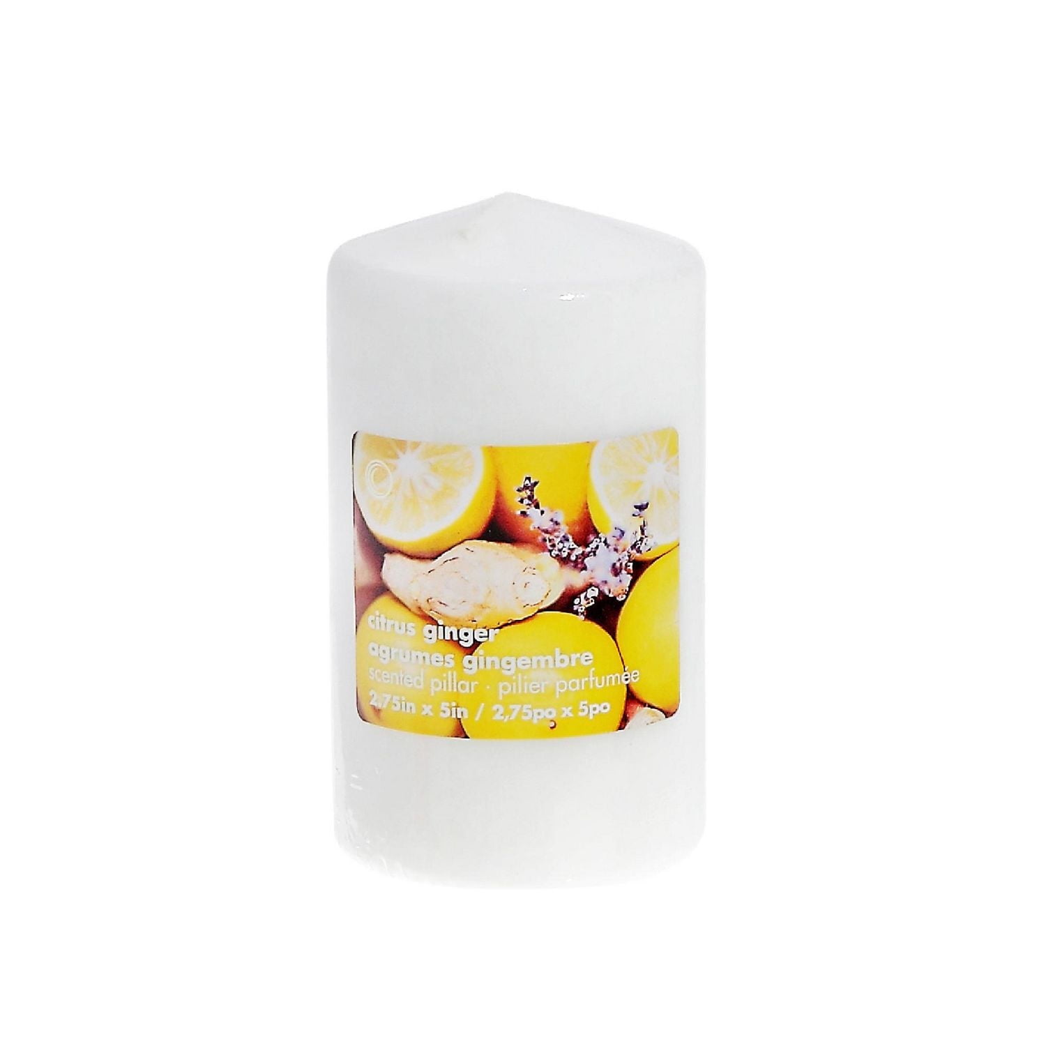 Click here for Ih Casadécor 2.75 X 5 Scented Pillar (Citrus Ginge... prices