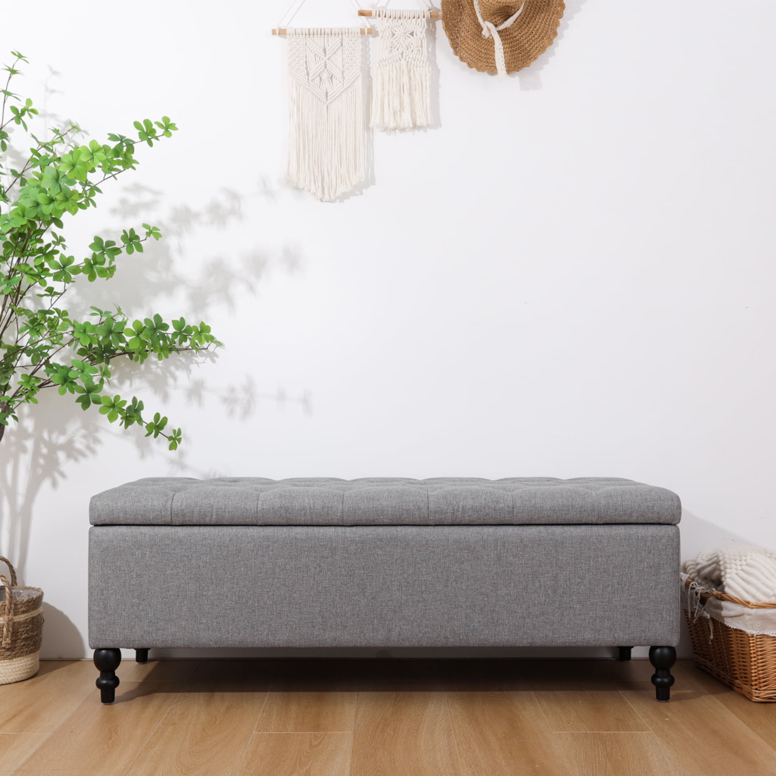 Gericco 50 2 Inches Ottoman With Storage Storage Ottoman Bench With