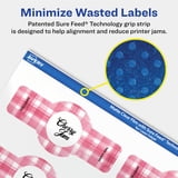 Avery Matte Clear Wraparound Labels, 1-1/2" x 3-1/2", 500 Total ...