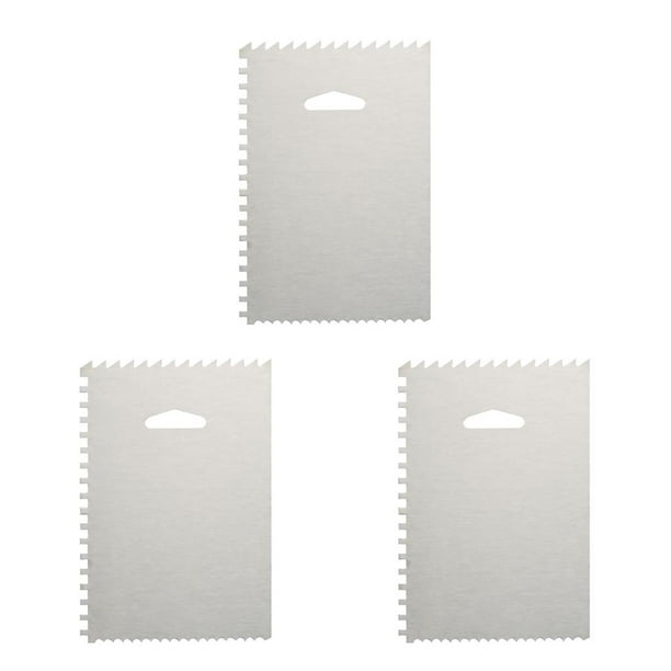 Transemion Bonrich Stainless Polygonal Sawtooth Cream Cake Scraper ...