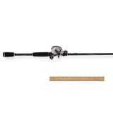 Abu Garcia Silver Max Low Profile Baitcast Reel and Fishing Rod Combo - Walmart.com