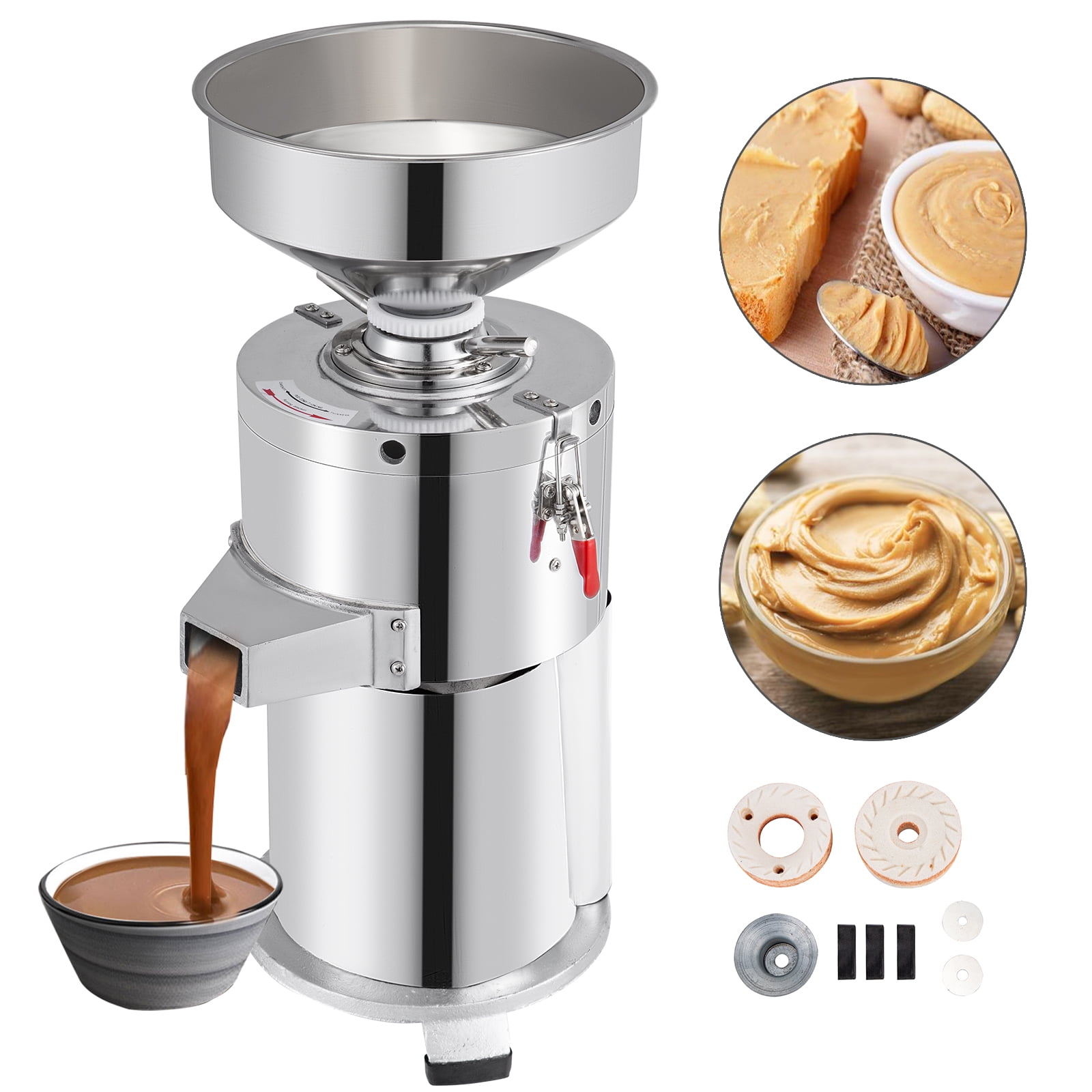VEVOR 110V Commercial Peanut Butter Maker 35 Kg/h Electric Peanut ...