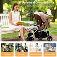 INSMART Baby Stroller Rocker, Portable Bird-Shaped Soother with White ...