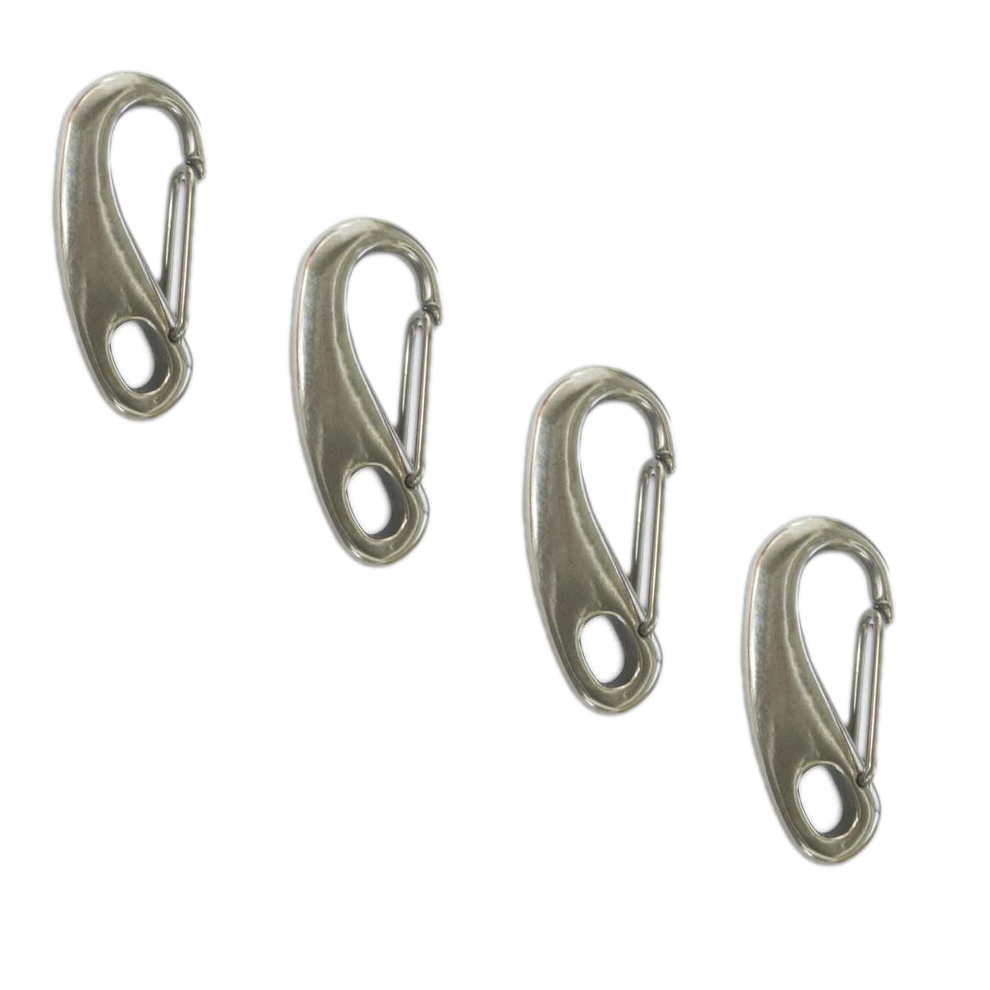 Five Oceans 2" Snap Hook, 4-Pack Spring Gate Snap Hook, 316 Stainless ...