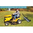 Luku Durable Lawn Sweeper Rake with 24 Spring Tines - Easy Thatch ...