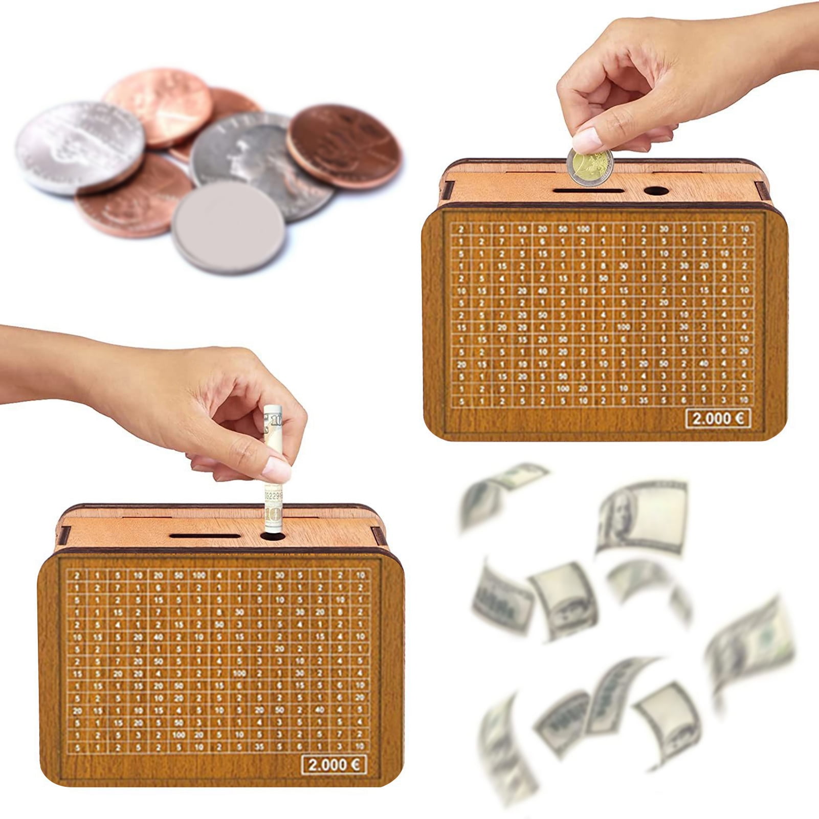 Retro Save-money Money Box Crafts Ornament - Large Capacity Money Goal ...