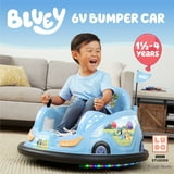 6V Bluey Bumper Car Ride on Toy for Children, by Flybar, 1 Count ...