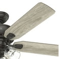 HUNTER - 52345 - Hunter 52 inch Rosner Noble Bronze Ceiling Fan with ...