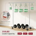Clothes Rack Heavy Duty Clothing Rack Load 350 LBS, Rolling Garment ...