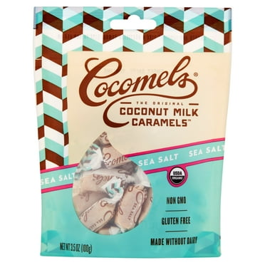 Cocomel Organic Sea Salt Coconut Milk Caramels, Chewy Sugar Candy, 3.5 ...