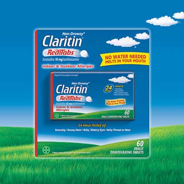 Claritin-D 24 Hour Non-Drowsy Allergy and Congestion Tablet, 10 Count ...