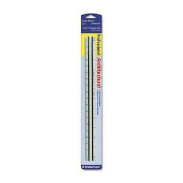 Staedtler, STD987M1831BK, Prof-quality Architect Triangular Scale, 1 ...