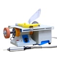 TOPCHANCES Mini Table Saw, Multifunction DIY Jewelry Rock Benchtop ...