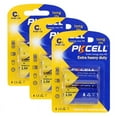 PKCELL C Size Batteries Heavy Duty Batteries 1.5V R14P UM-2 Batteries ...