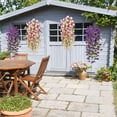 Agiufgs 2 Pack Artificial Eucalyptus Morning Glory, Realistic Design ...