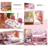 3D DIY Miniature Room Doll House Kit Adult Model Kit, House Built With ...