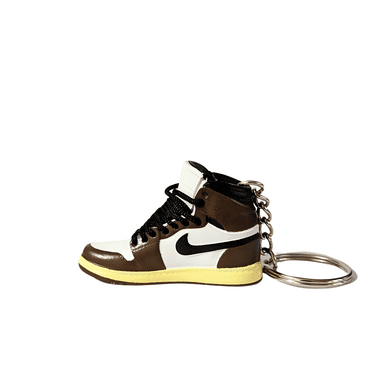 Nike Jordan Mini Shoe Keychain by DSK GLOBAL - Rubber Black & White ...