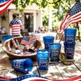 24PCS Patriotic Plastic Cups 4th of July Party Cup – American Flag Star ...