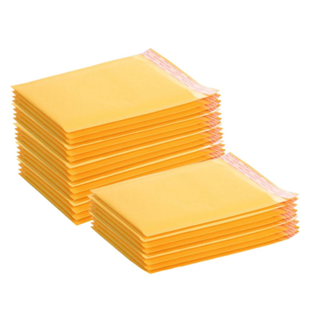Sobres Mailers Shipping Film Bag Impermeable Amarillo 30 piezas 15x18 ...