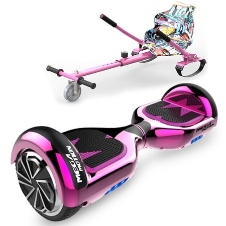 HITWAY hoverboard with 6.5 inch Hoverkart and Bluetooth-ROSE PINK ...