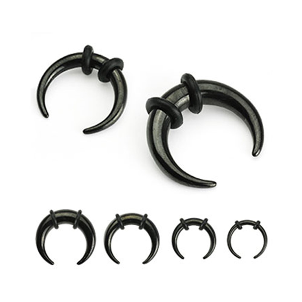 Blackline Titanium Plated Over 316L Surgical Steel Pincher,Gauge ...