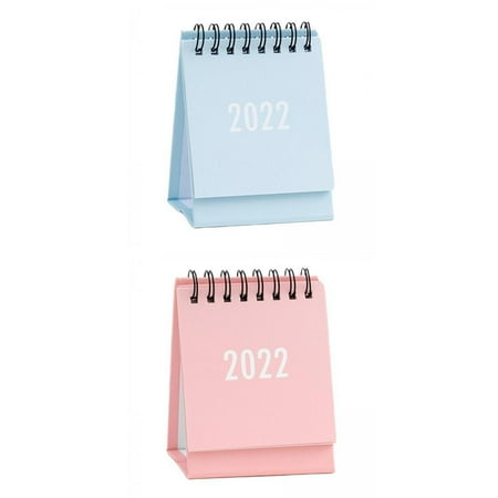 2x Desktop Calendar Standing Hotel Room Bedroom Indoor Decor | Walmart ...