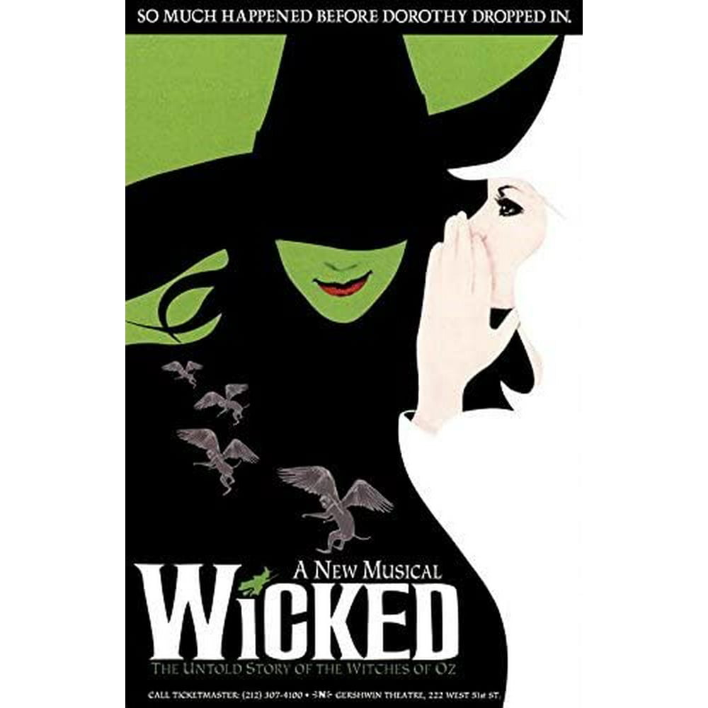 Wicked (Broadway) Movie POSTER 11 x 17 Style A - Walmart.com - Walmart.com