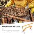 RENACLIPY Ergonomic Orange Beekeepers Tool Stainless Steel Frame Grip ...