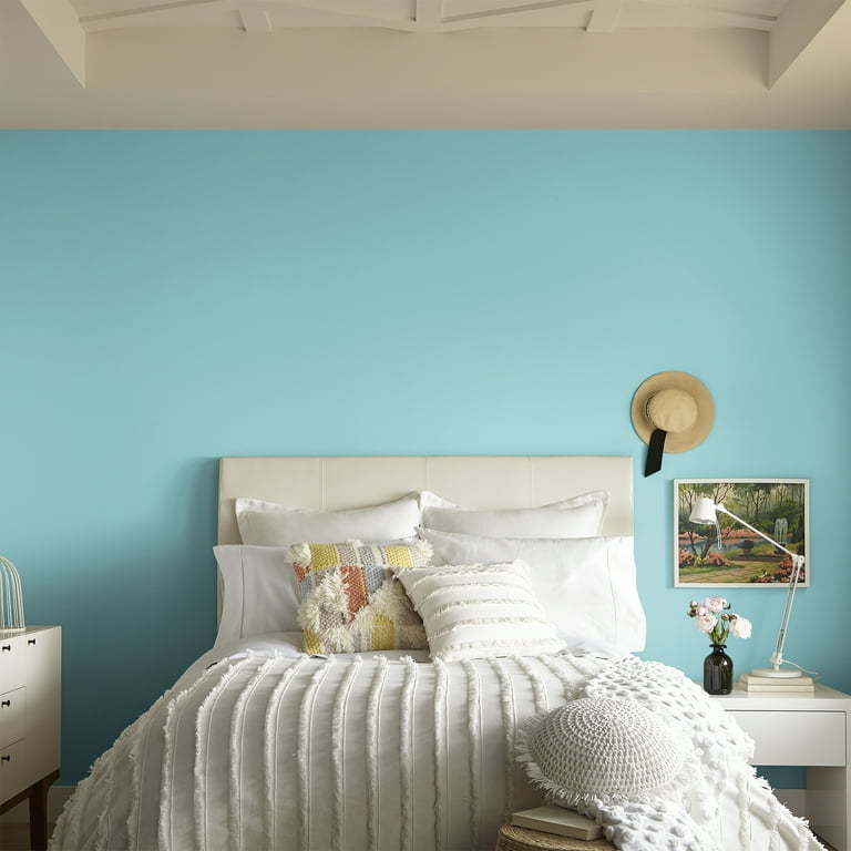 Turquoise Color Paint Room